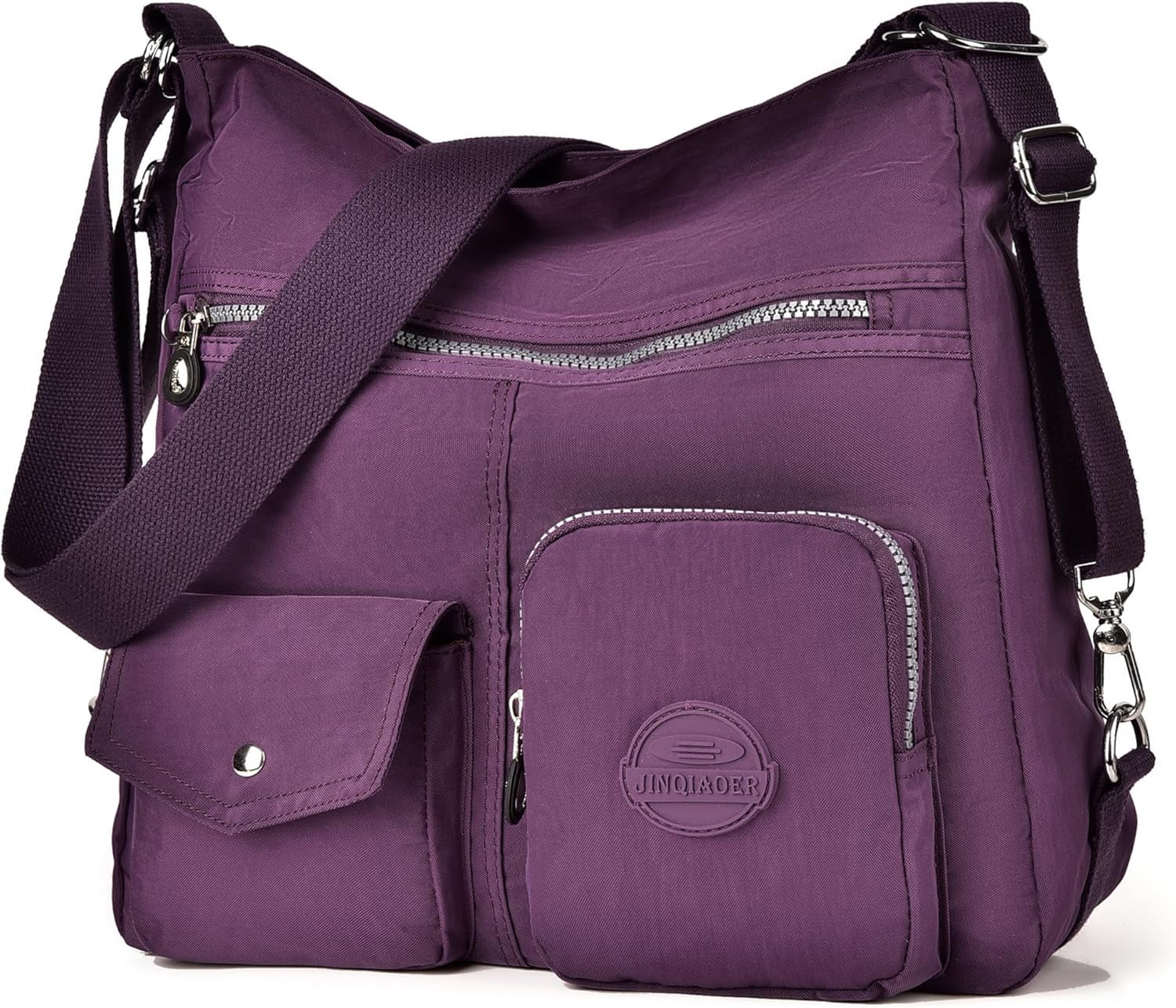 Multipurpose Hobo Purse for Women with Antitheft RFID, Waterproof Nylon ...