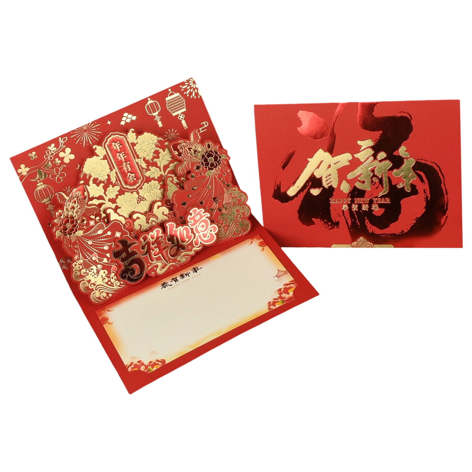 Multipurpose Horse Year Popup Greeting Card With Traditional Chinese ...