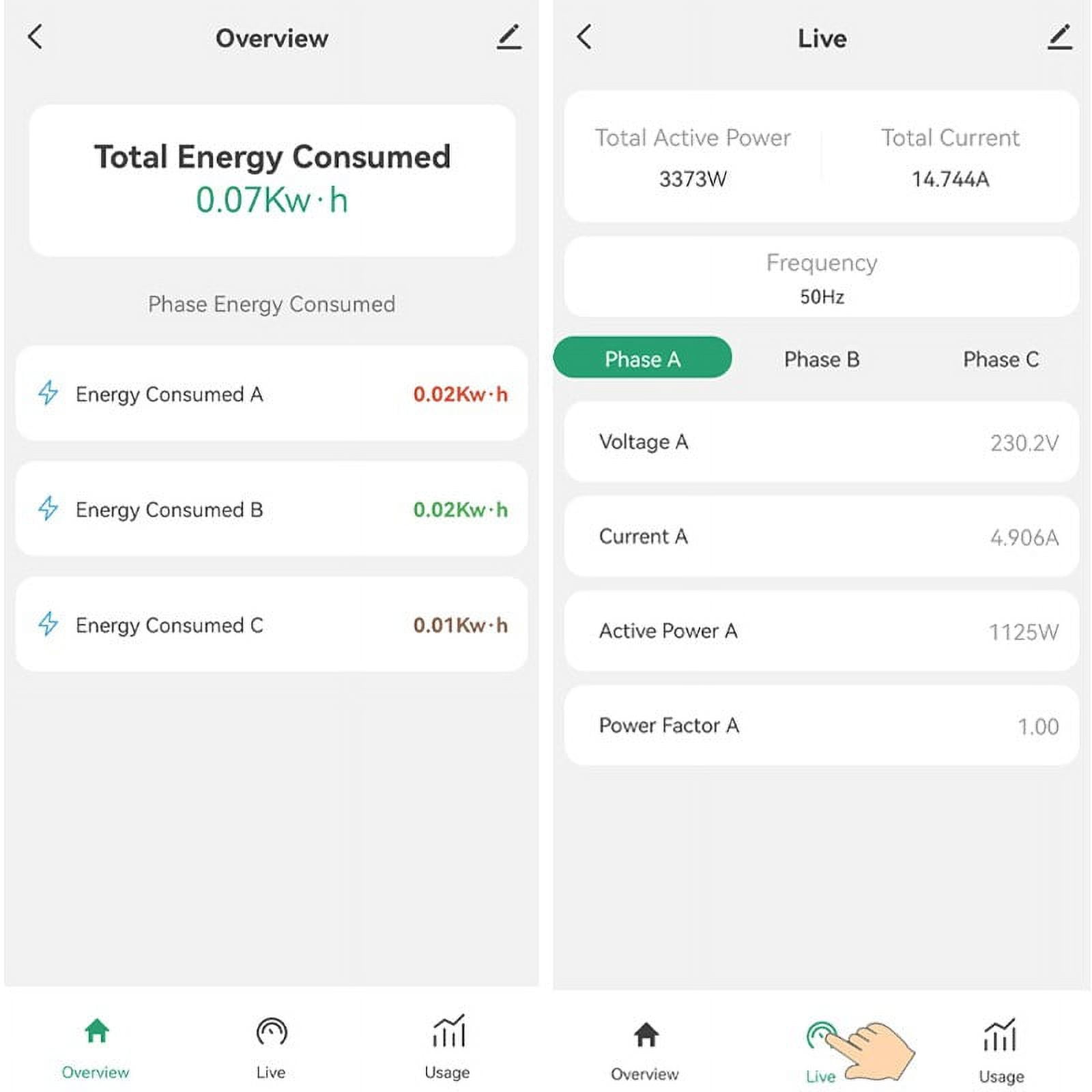 Multipurpose KWH Counter Current Measuring Power Residential Three ...
