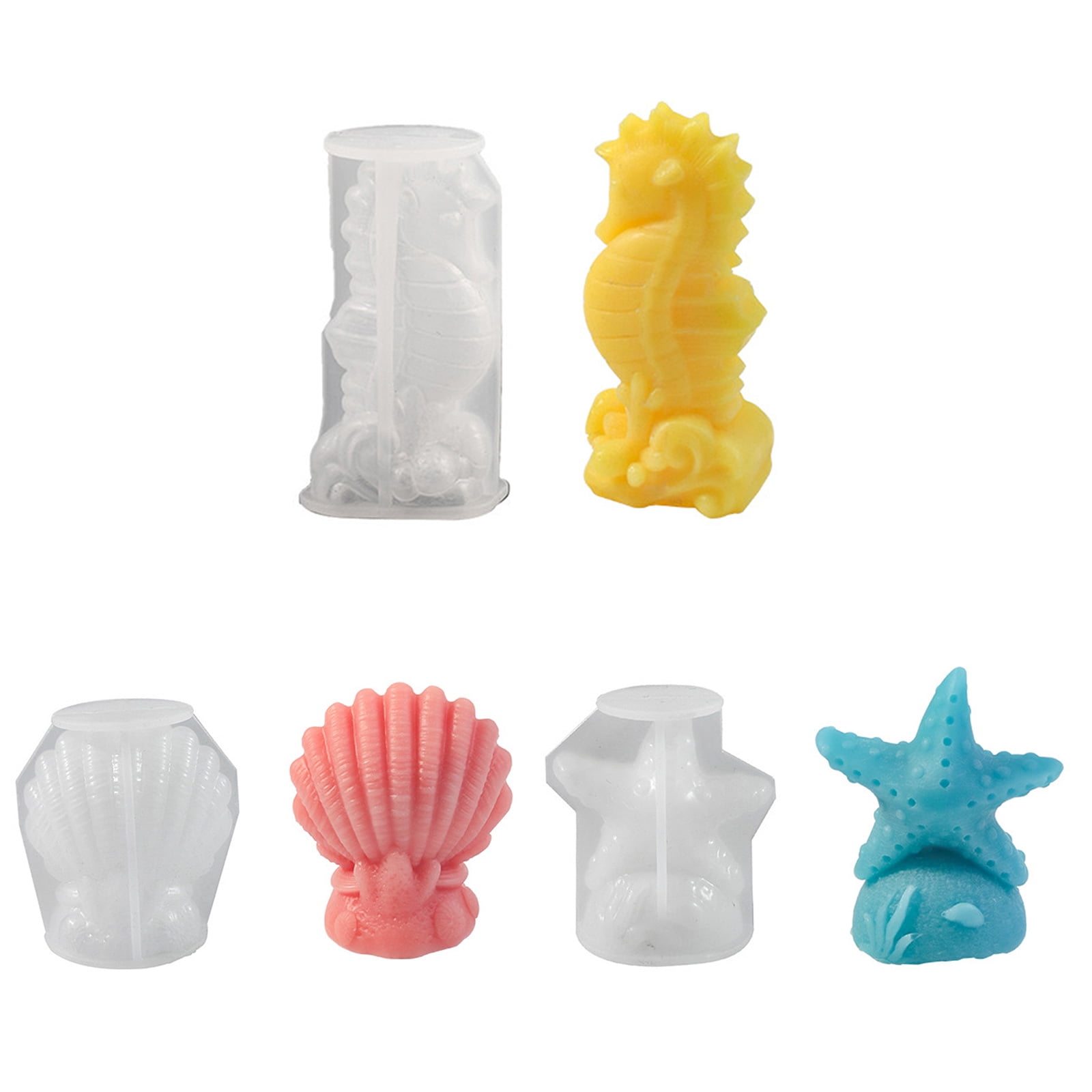 Multipurpose Large Conch Sturdy Silicone Squeeze Mold for Tool ...