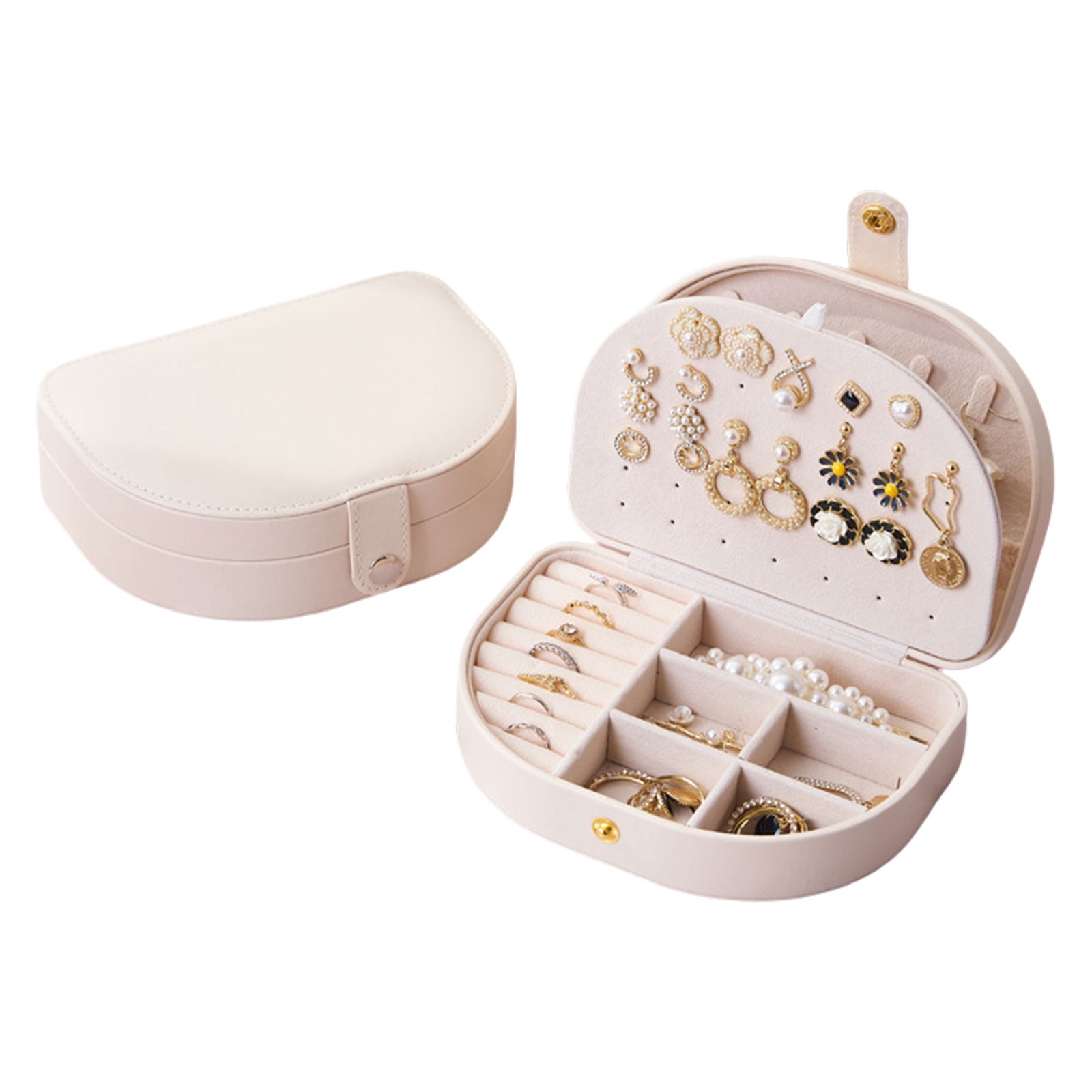 Multipurpose Leather Treasure Box for Jewelry Drawers Crafted Supplies ...