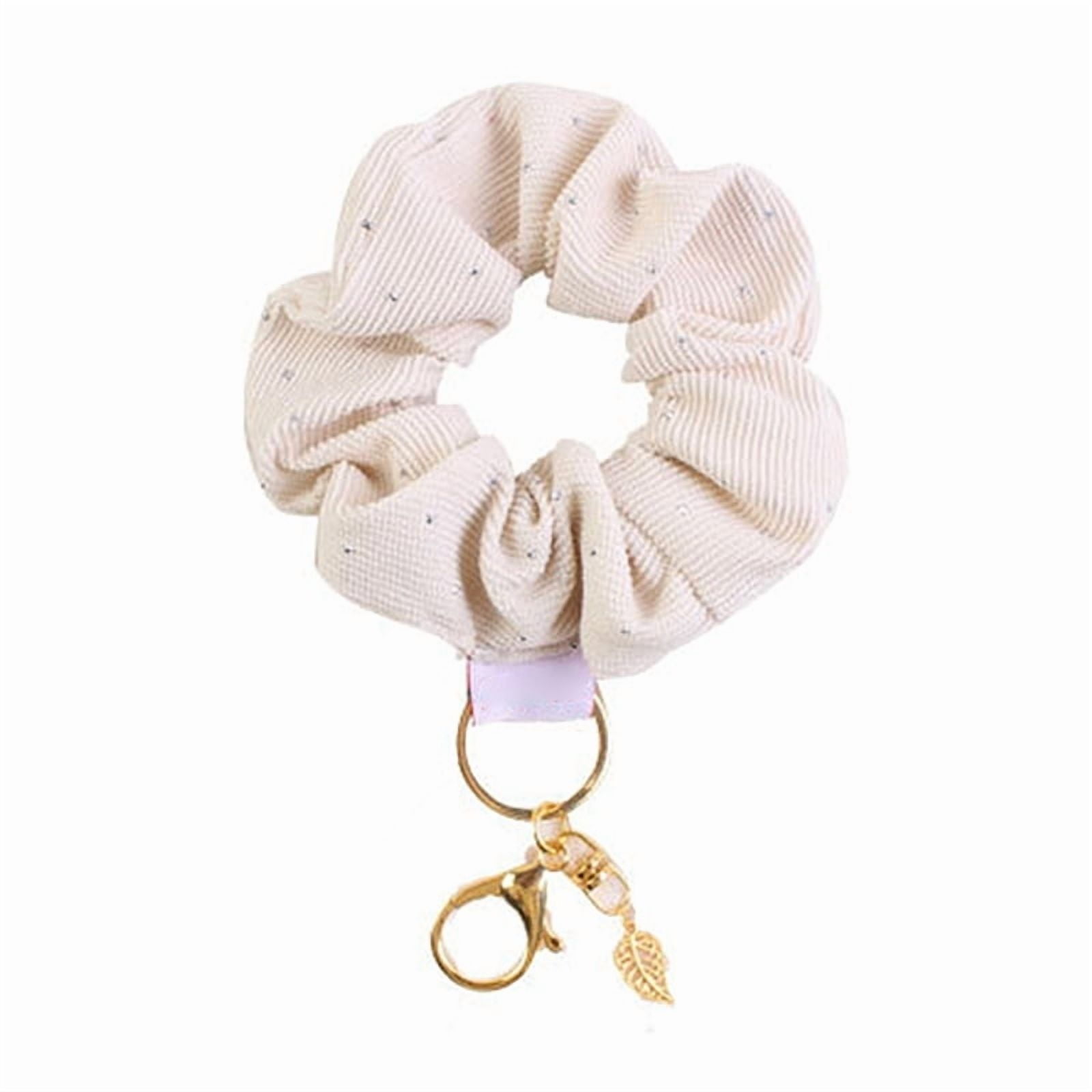 Multipurpose Leopard Print Scrunchie Bracelet Keyring Comfortable Fits ...
