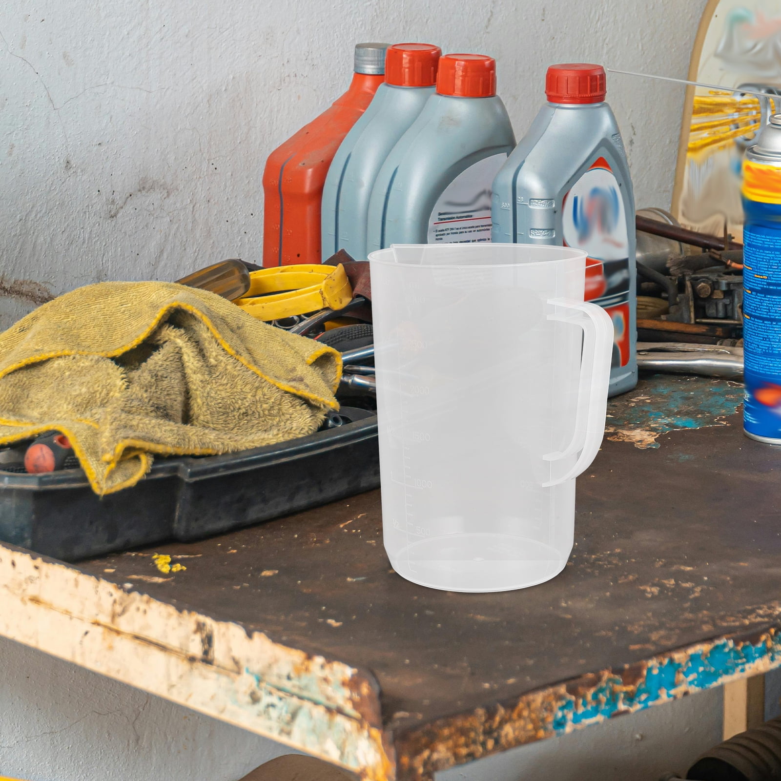 Multipurpose Measuring Cup Handled Liquid Measuring Pitcher Fuel Oil ...