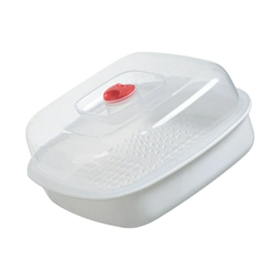 Multipurpose Microwave Steamer Box With Wide Brims Design Visible Lid ...
