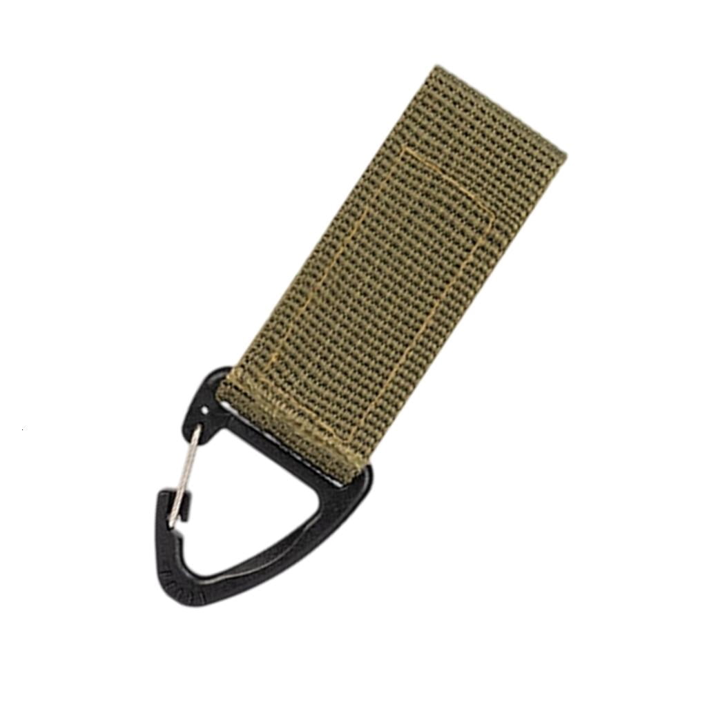 Multipurpose Nylons Triangle Clip Rotating Camping Carabiner Hook ...