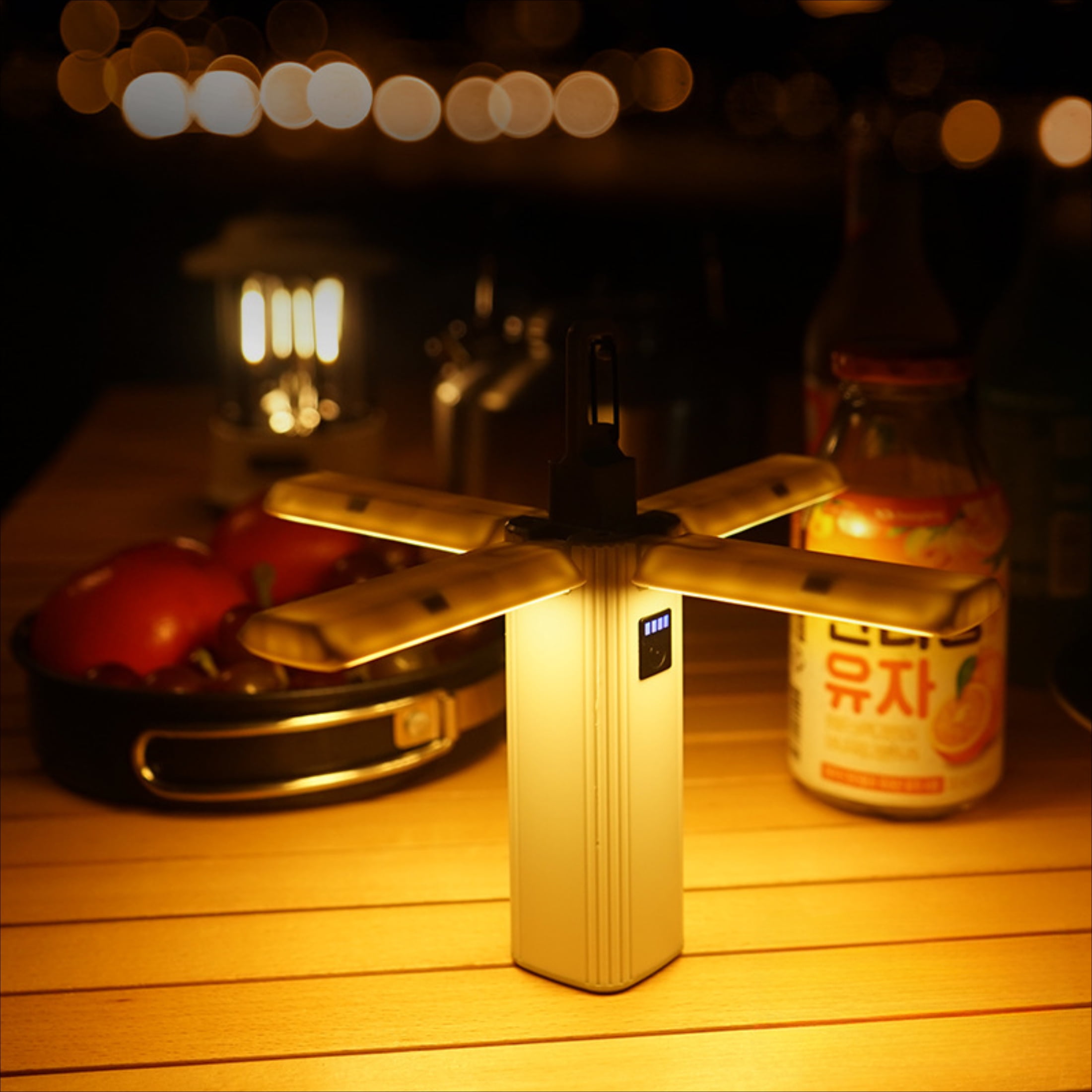 Multipurpose Outdoor Camping Lantern with Emergency Phone Charger, 4 ...