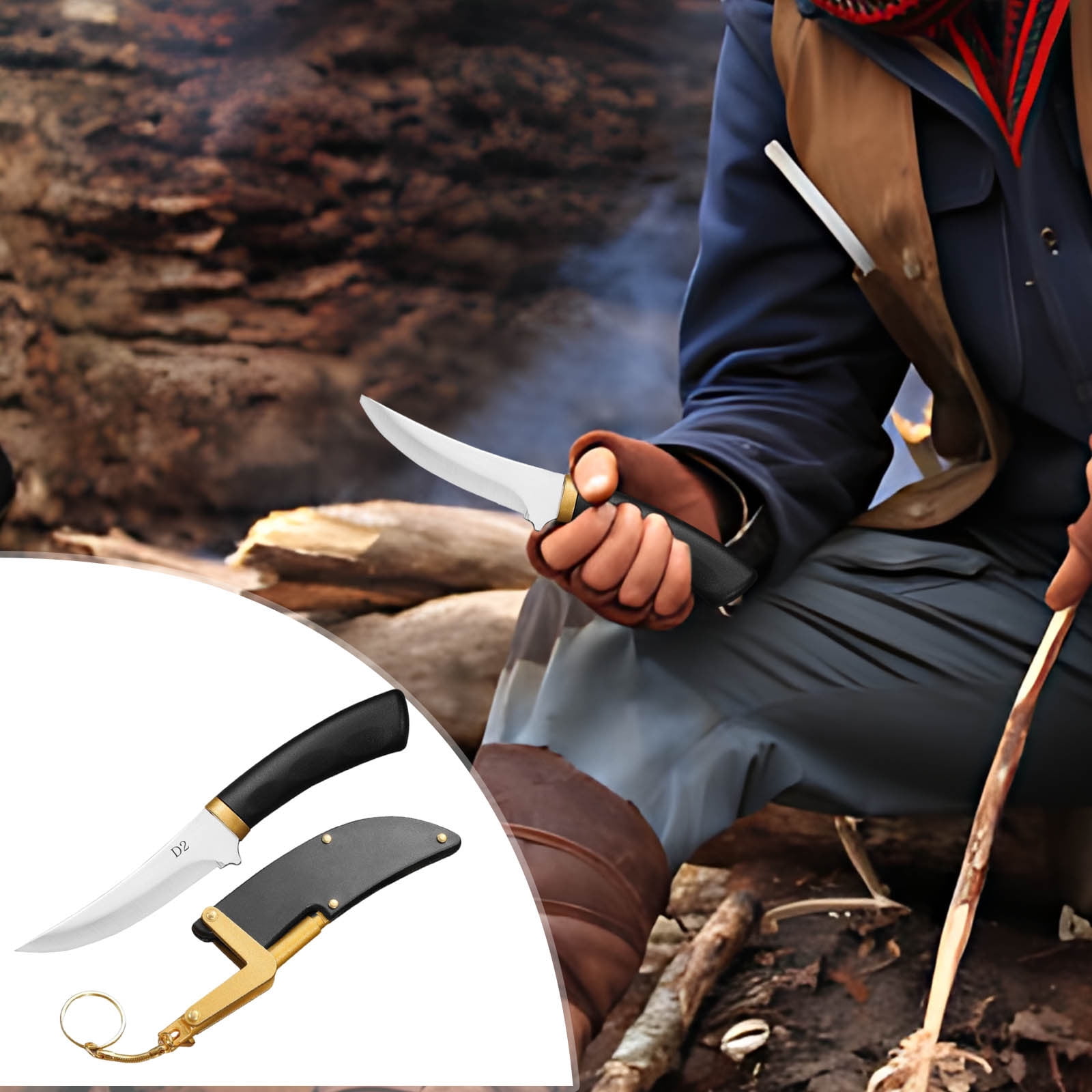 Multipurpose Outdoor Portable Fruit Knife | Stainless Steel Blade ...