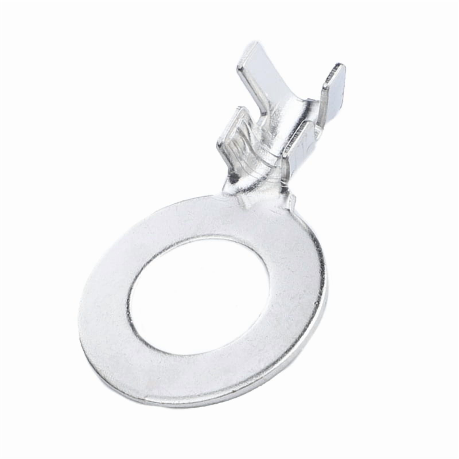 Multipurpose Pack of 100 Thickened Sturdy Brass Round Wire Terminals ...