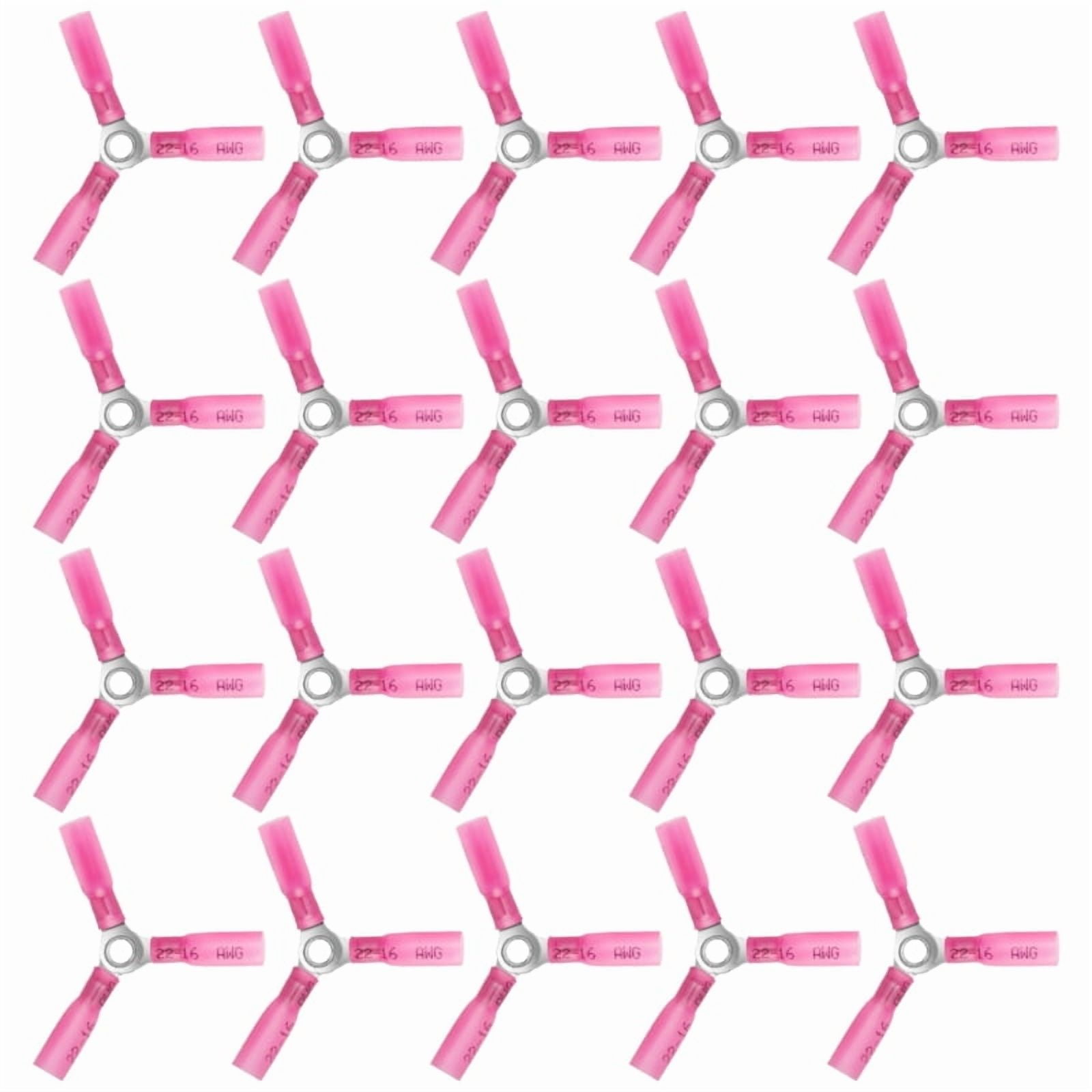 Multipurpose Pack of 20 Thickened Sturdy Brass Round Wire Terminals ...