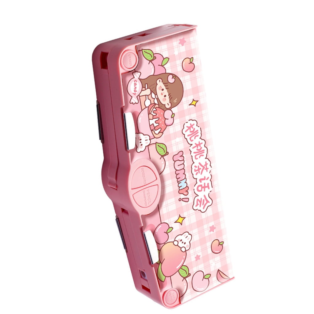 Multipurpose Pen Case With Sharpener Scissors Timetable Finger Wrap ...