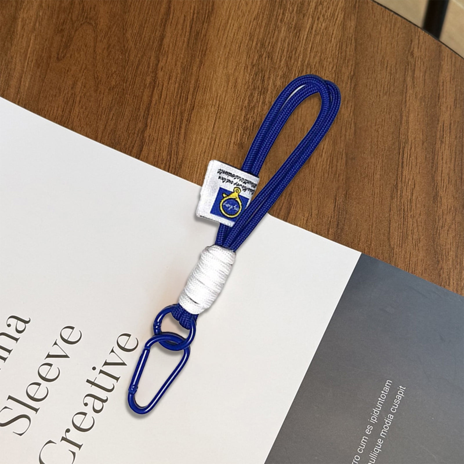 Keychain Lanyard Double Buckle Pendant | Nylon Spandex Metal | Tangle ...