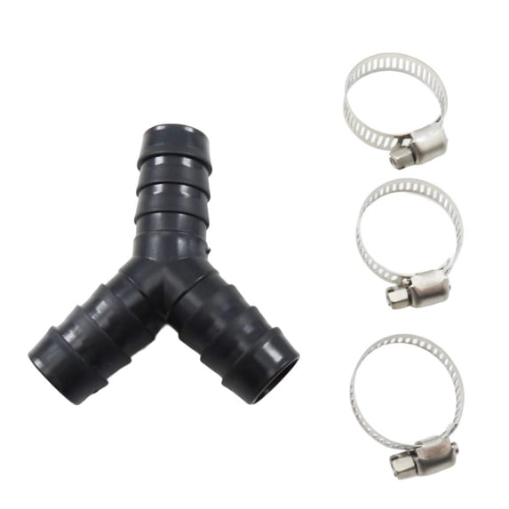 High Strength PVC Y Branch Pipe Connector For Multiple Drainage Point ...