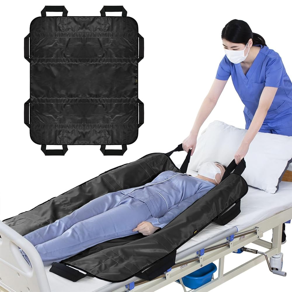 Multipurpose Positioning Bed Pad with Reinforced Handles, 500 LBS Load ...