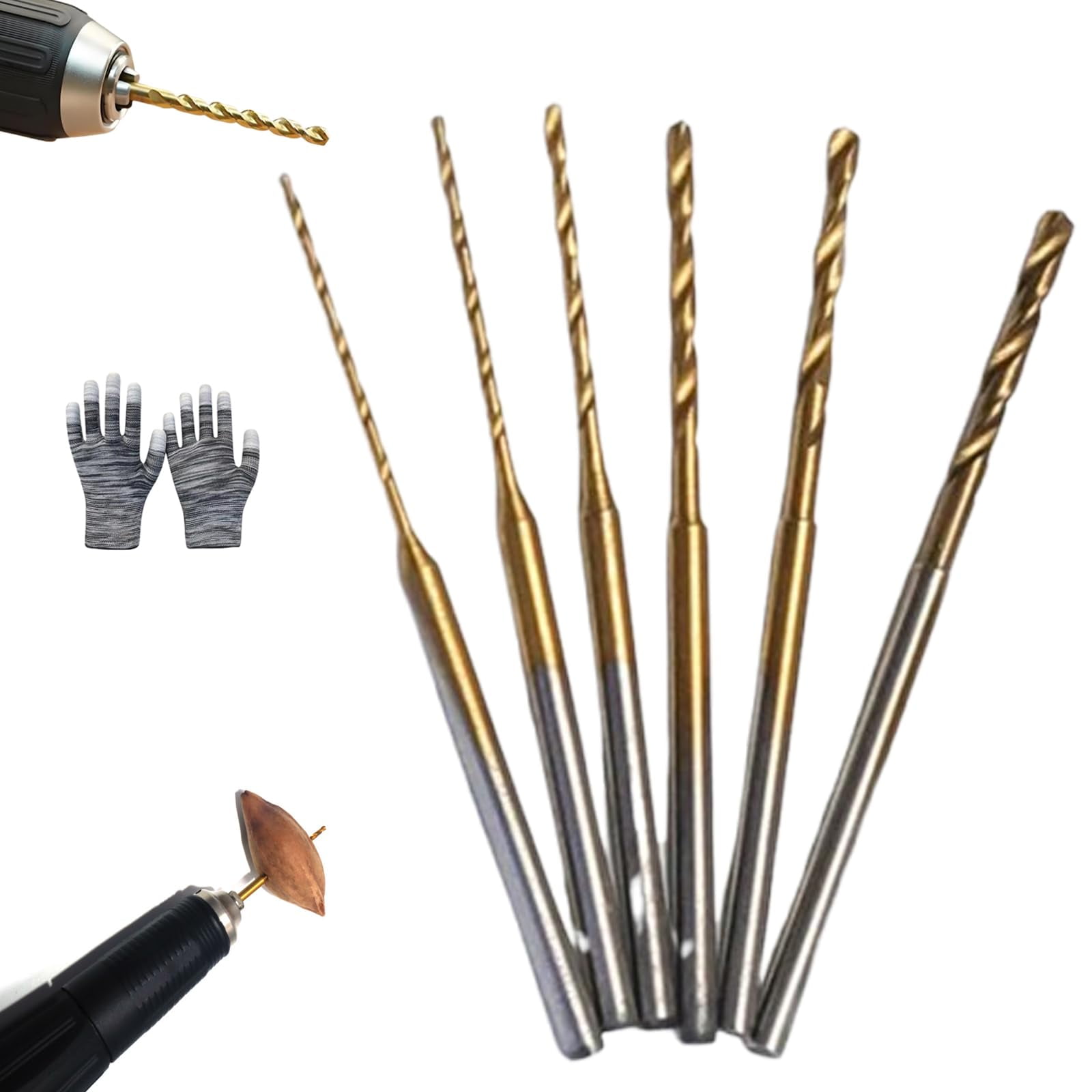 Multipurpose Premium Twist Drill Bit, 6/10PCS, Multifunction Drill Bit ...