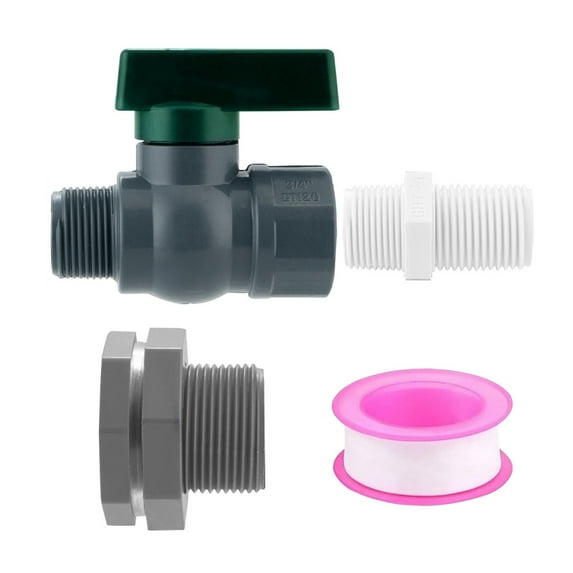 Multipurpose Professional PVC Spigot Fittings Set For Rain Barrels ...