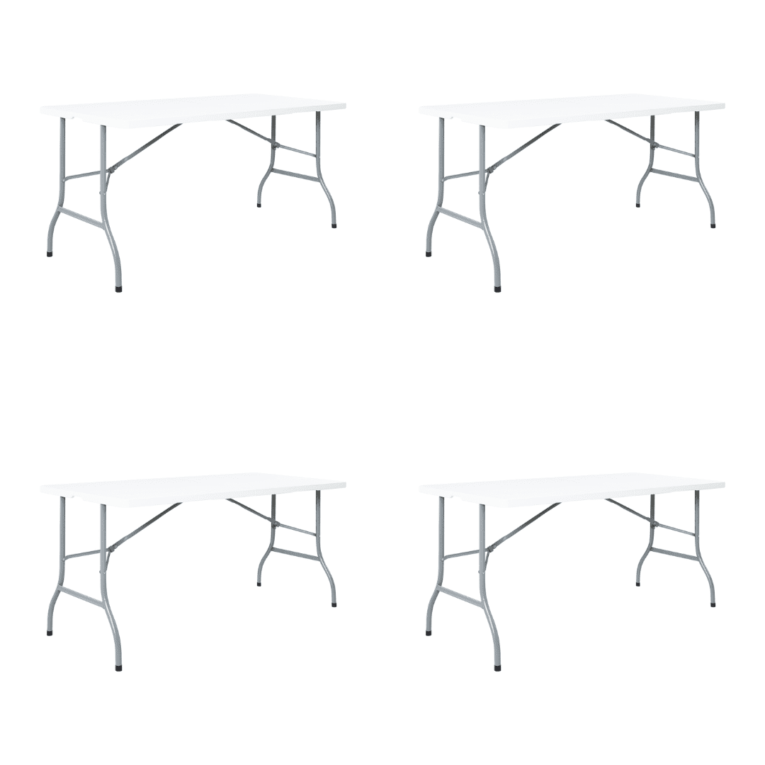 Naomi Home Folding Table 5ft Foldable Table Plastic Table Collapsible ...
