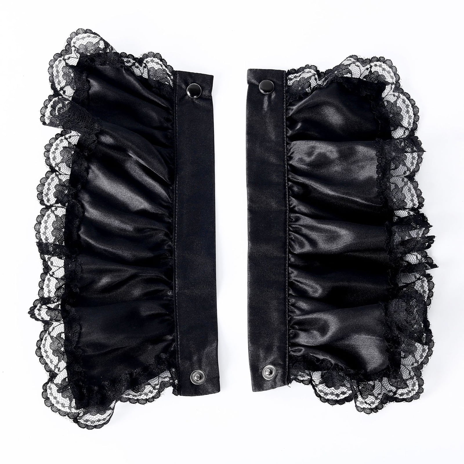 Multipurpose Renaissances Detachable Jabot Ruffled Lace False Collar ...