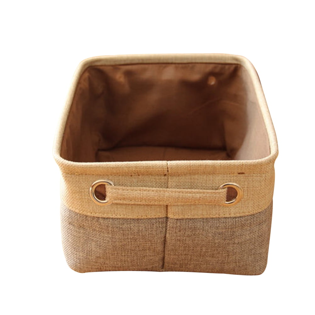 Multipurpose Retangular Foldable Cotton Linen Storage Bins Boxes ...