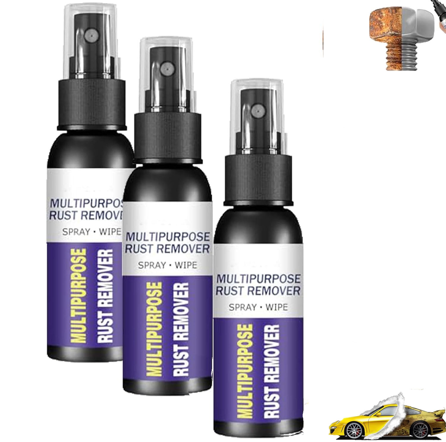 Multipurpose Rust Remover Spray, 1.69 floz Powerful Rust Remover Spray ...