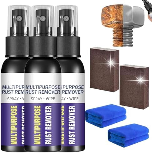 Multipurpose Rust Remover Spray, Rust Remover Spray for Metal, Iron ...
