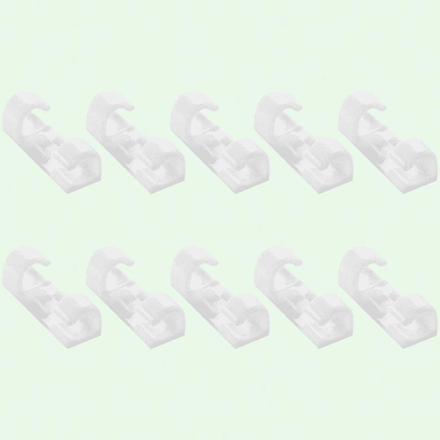 Multipurpose Self-Adhesive Cable Clips, Wire Clamp Cord Organizer (10pc ...