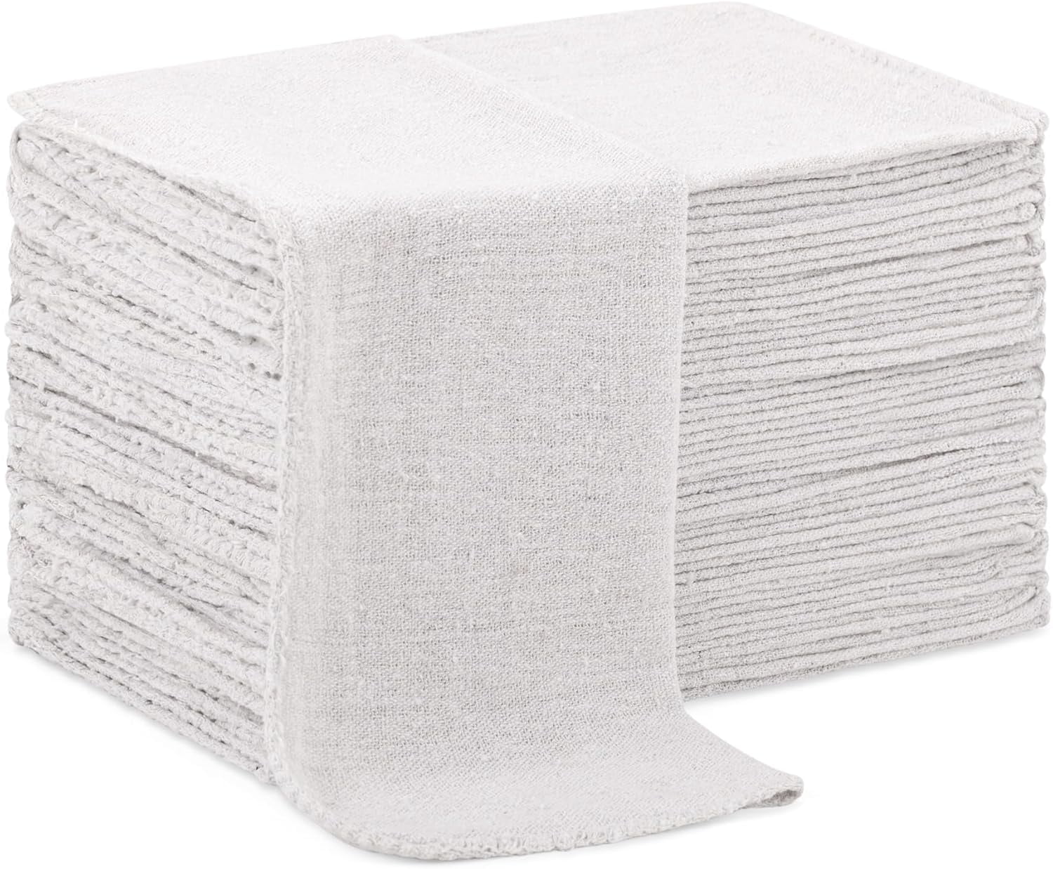 Multipurpose Shop Towels - (Bulk Pack of 50) Absorbent & Quick Drying ...