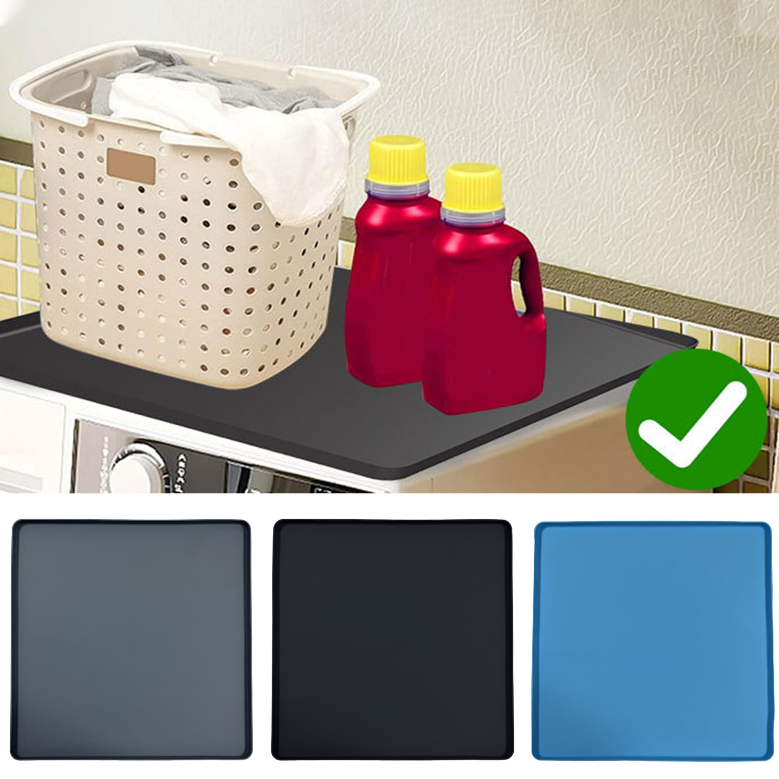 Multipurpose Silicone Counter Mat, Extra Large Silicone Mat for Kitchen ...