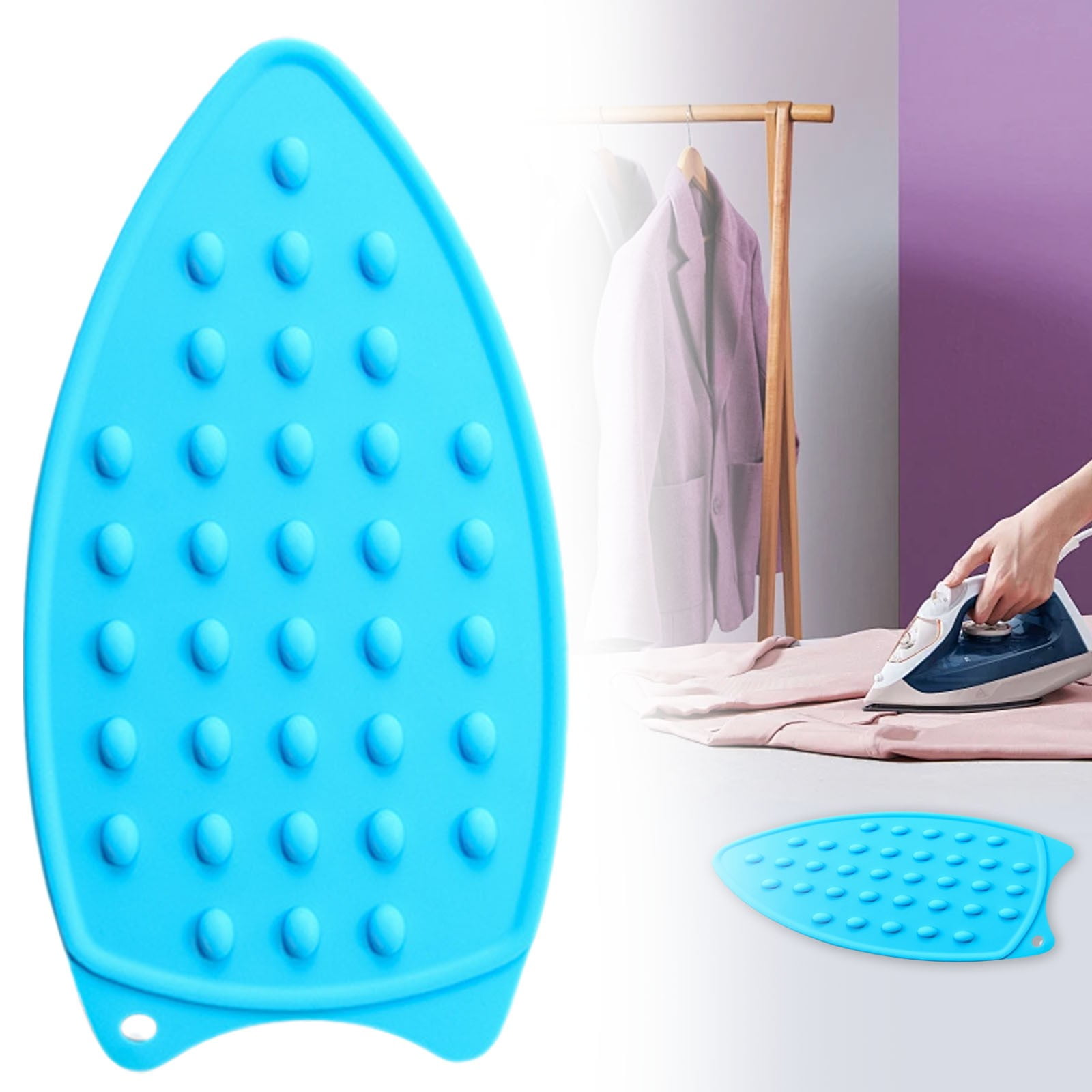 Multipurpose Silicone Iron Rest Pad, Heat Resistant Steam Compact Mat ...