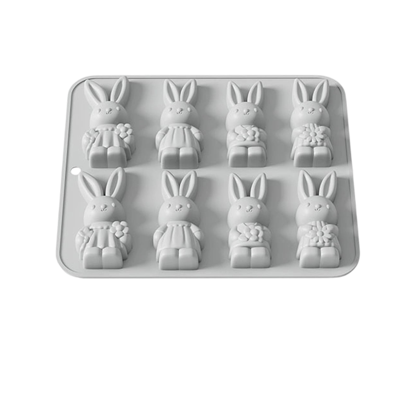 Multipurpose Silicone Rabbits Cake Mold Easy Releases French Mousses ...