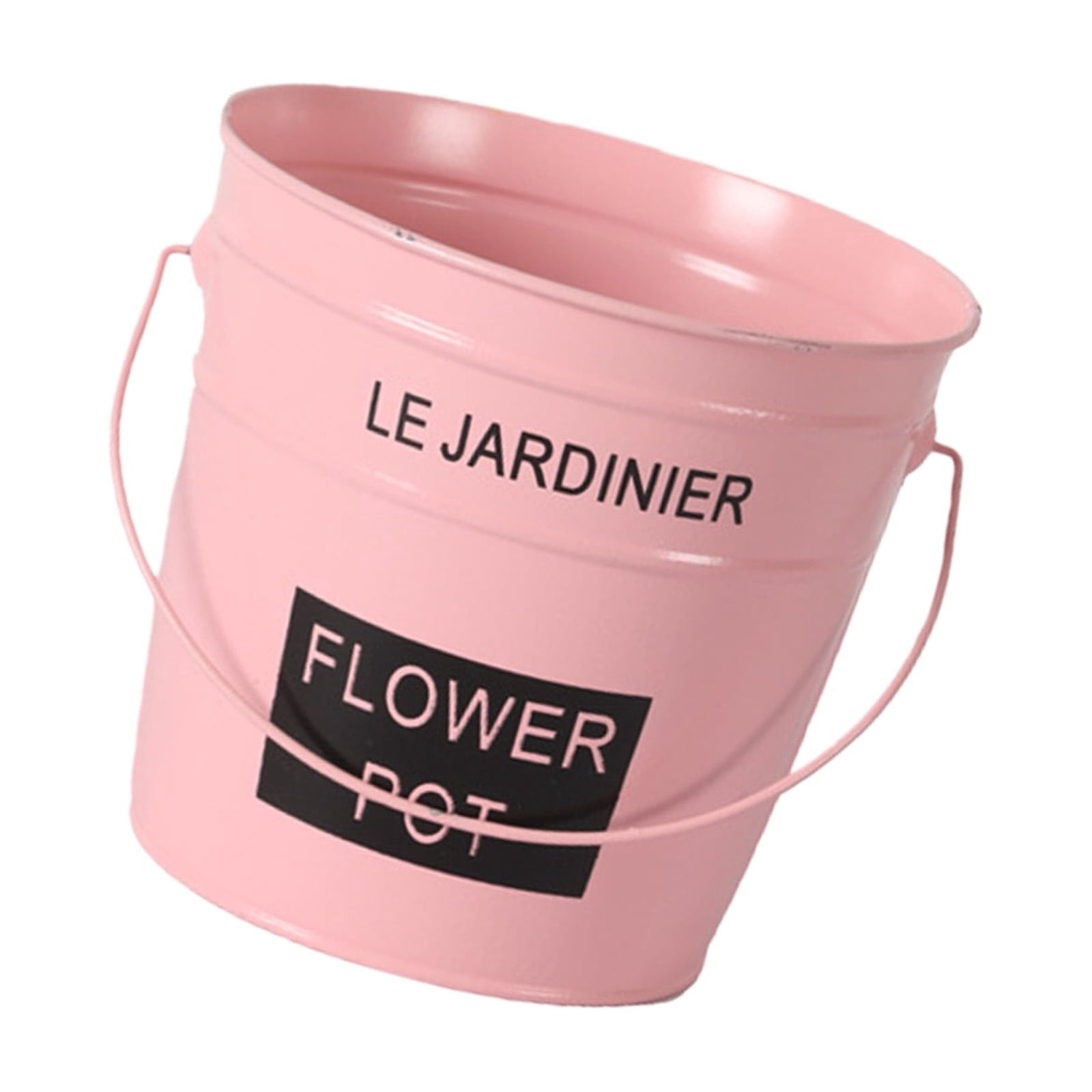 Multipurpose Small Iron Flowerpot Plant Container Decorative Bucket ...