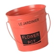 Multipurpose Small Iron Flowerpot Plant Container Decorative Bucket ...