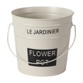 Multipurpose Small Iron Flowerpot Plant Container Decorative Bucket ...