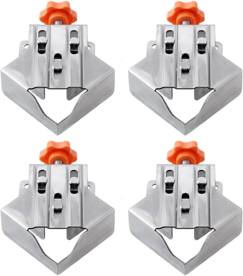 Multipurpose Stainless Steel 90 Degree Corner Clamp, New T-shaped Right ...