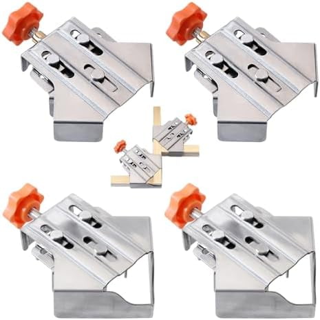 Multipurpose Stainless Steel 90 Degree Corner Clamp, Woodworking Right ...