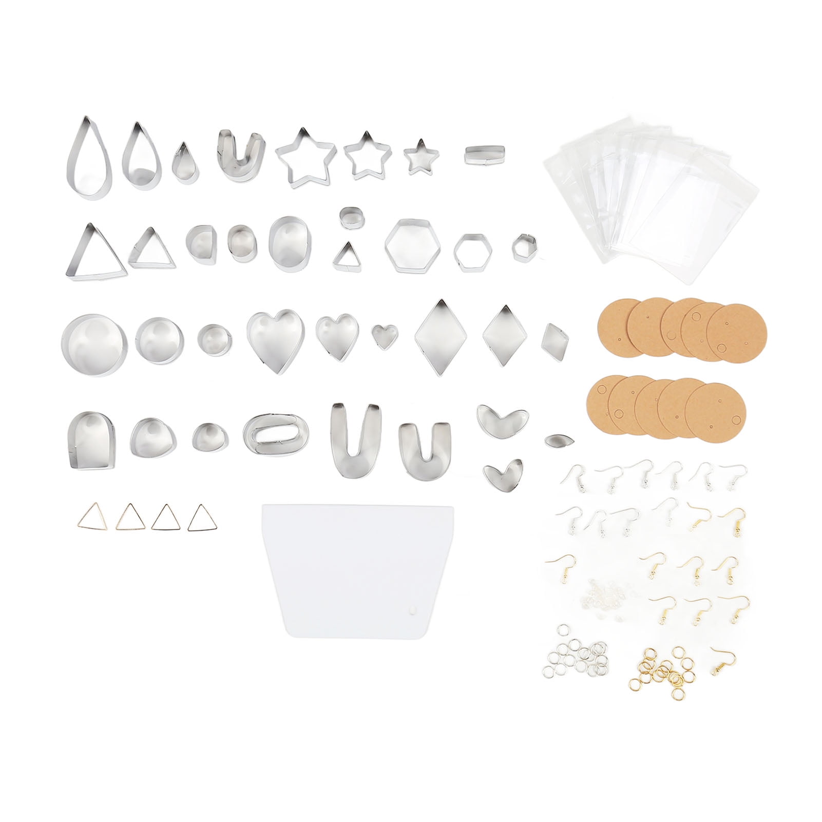 Multipurpose Stainless Steel Clay Cutters Set, 141pcs DIY Earring ...