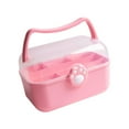 Multipurpose Storage Container Hair Accessories Organizer Lockable Cute ...