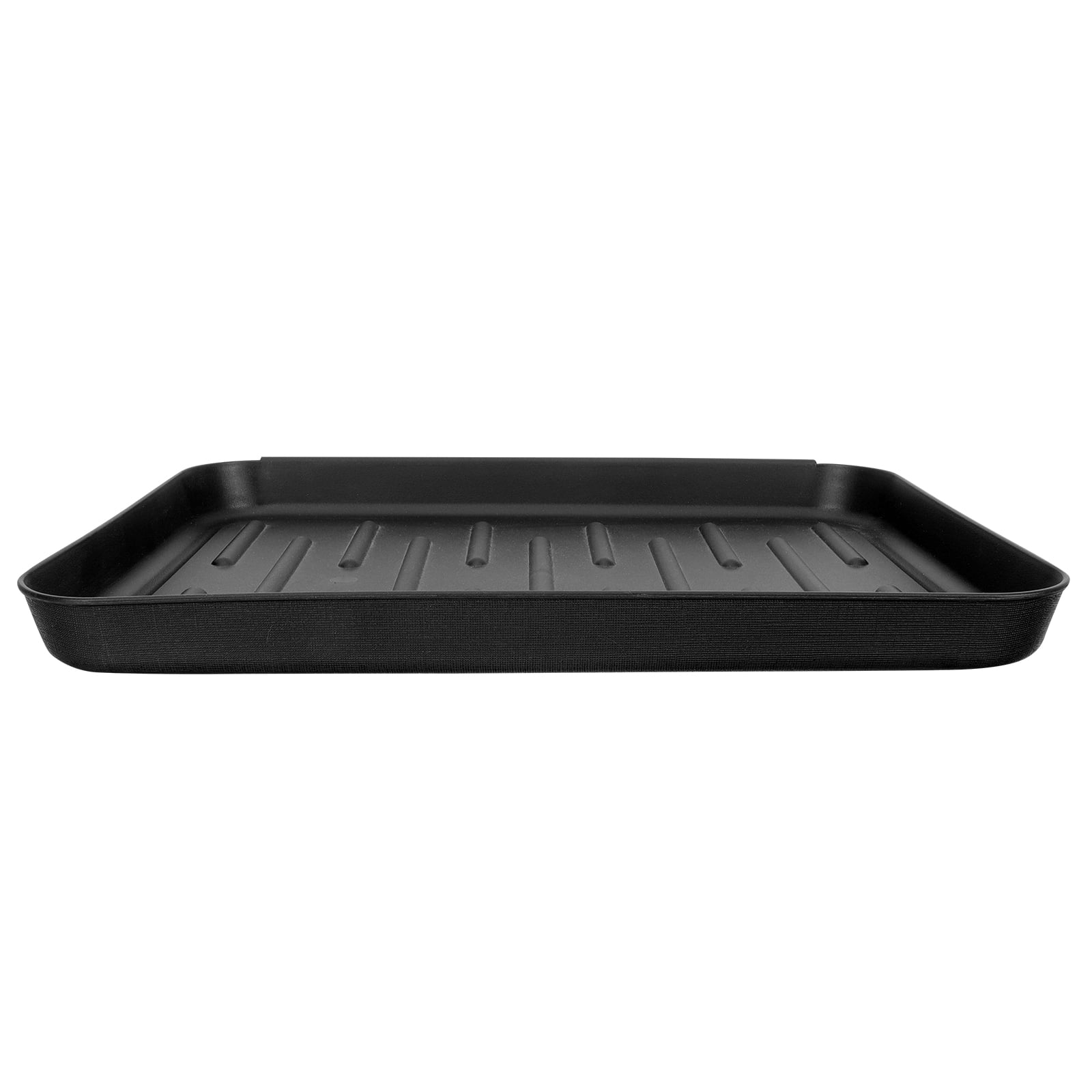 Multipurpose Storage Tray Simple Shoe Trays Feeder Litter Plate Black ...