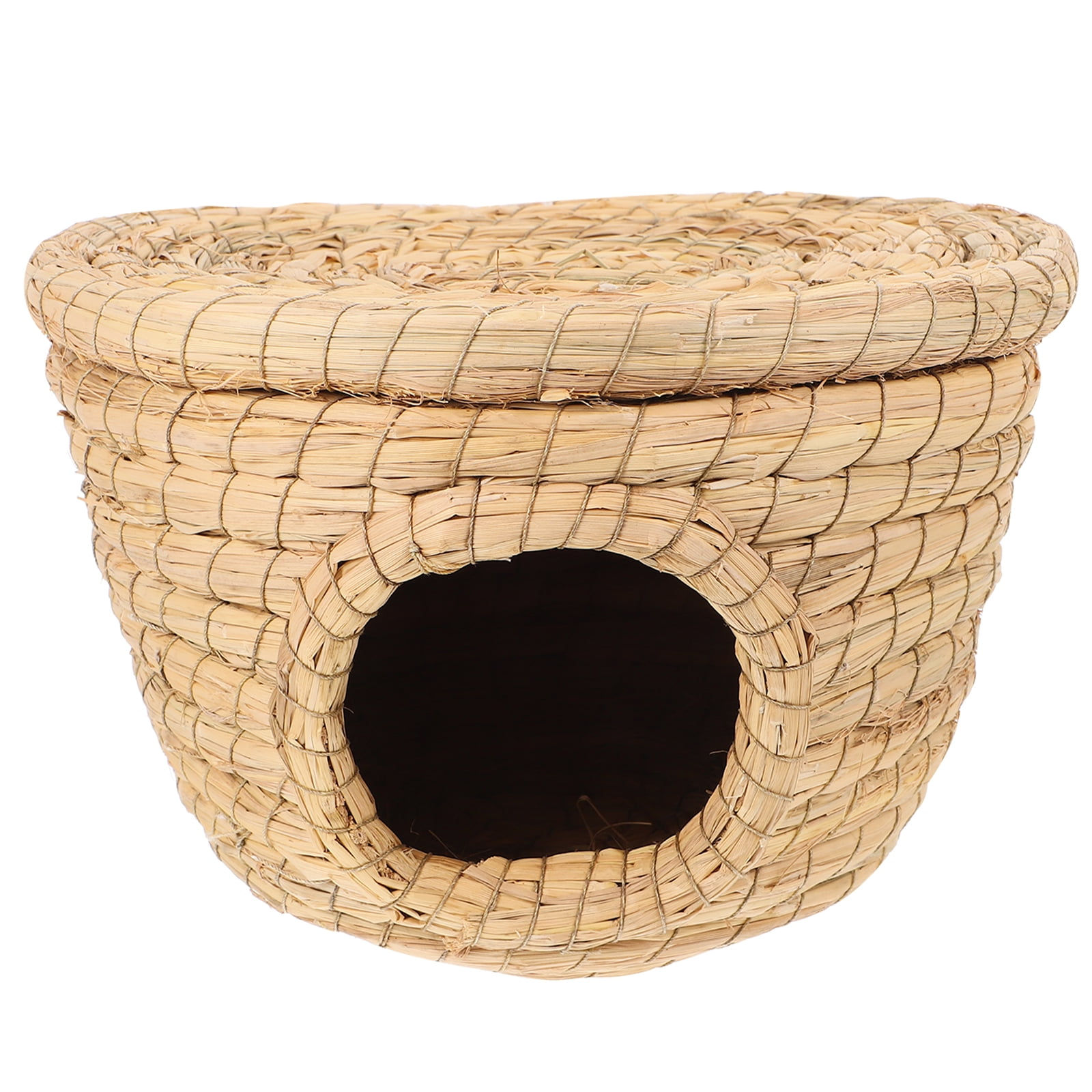 Multipurpose Straw Nest for Small Animals Hand Woven Hut Suitable for ...