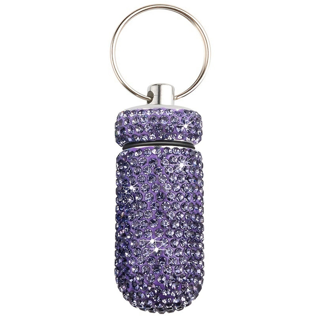 Multipurpose Sturdy Alloy Pills Container Necklace with Medicals Alert ...