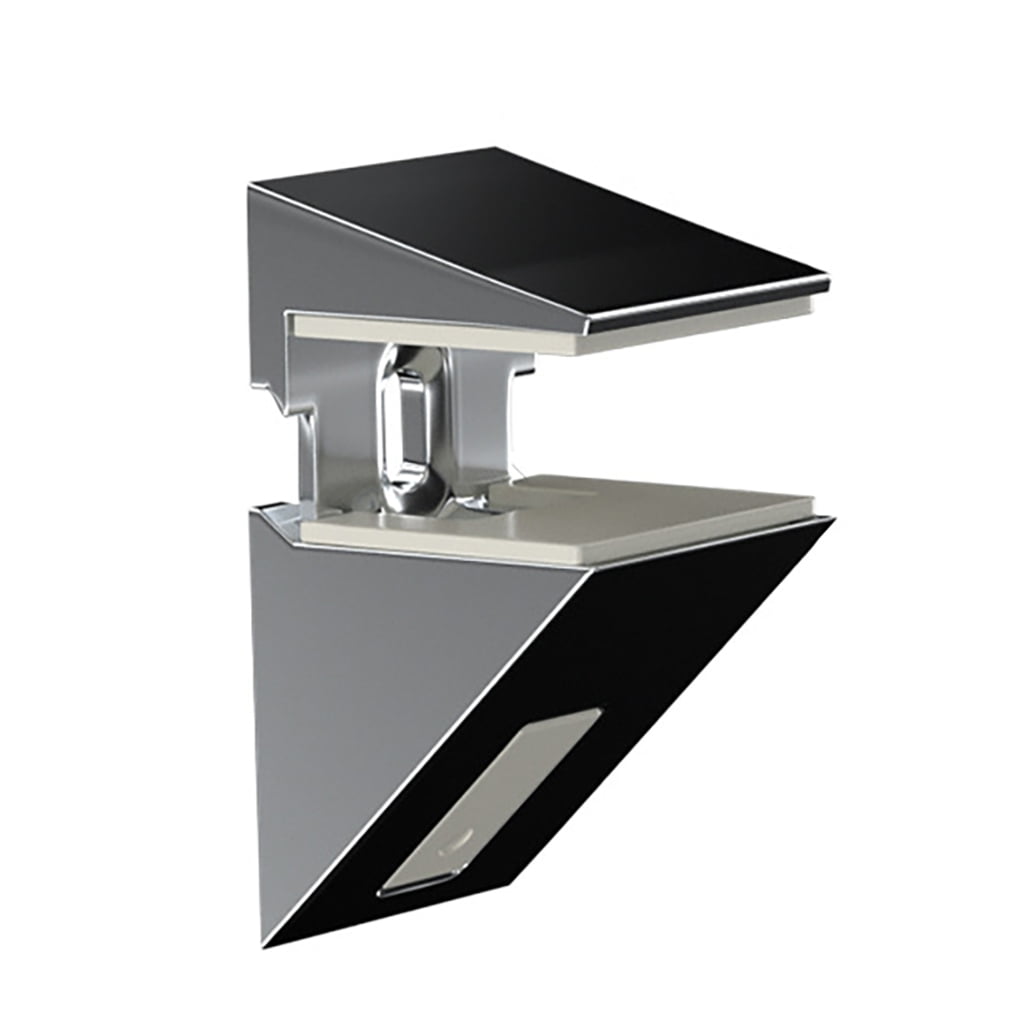 Multipurpose Sturdy Glass Clamp Support Wall Mounted Shelf Holders for ...