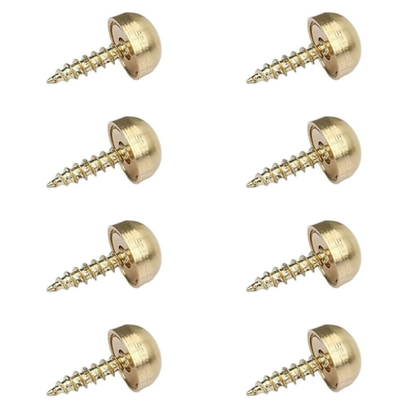 Multipurpose Tapping Brass Screws With Caps Rustproof Construction ...