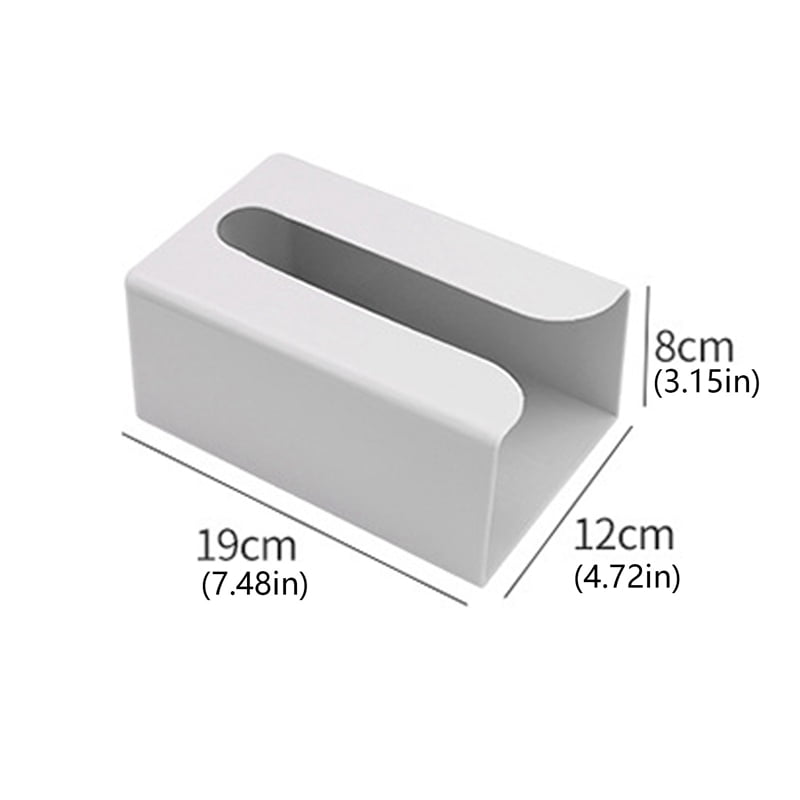 Multipurpose Tissue Box Rectangular Tissue Storage Box Bathroom Wall ...