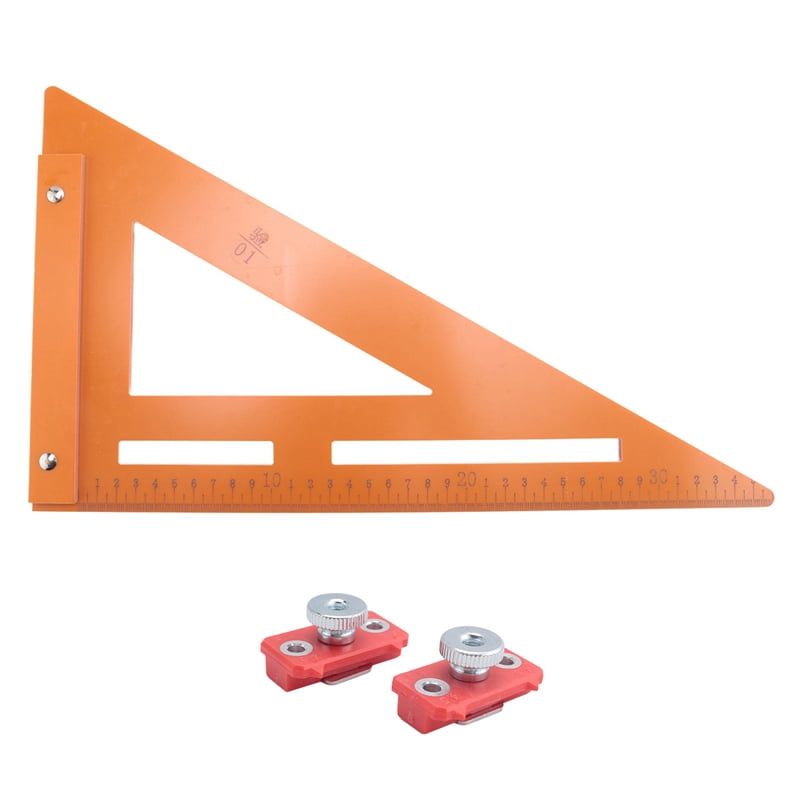 Multipurpose Triangles Ruler with Positioning Slide Universal Measuring ...