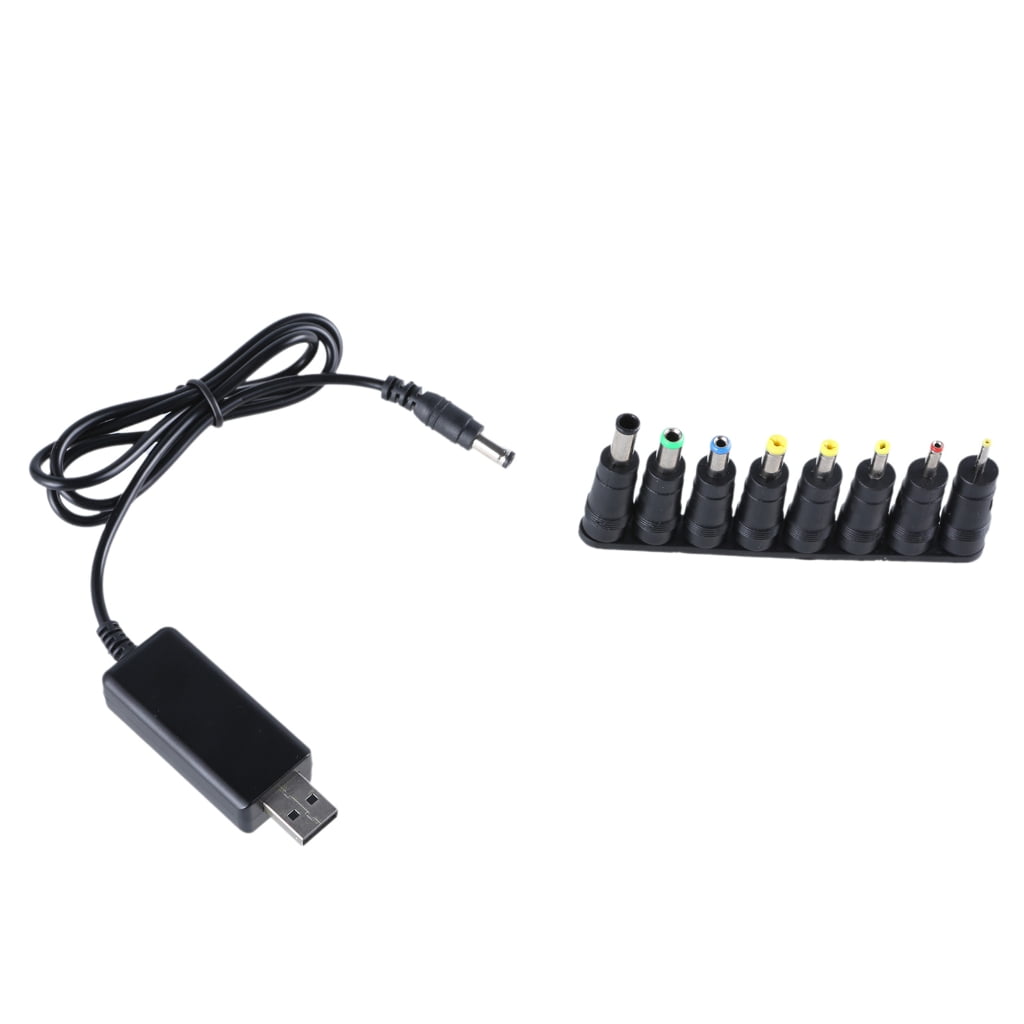 Multipurpose USB to DC5525 Connectorx USB Transform Cable, Elevates 5V ...