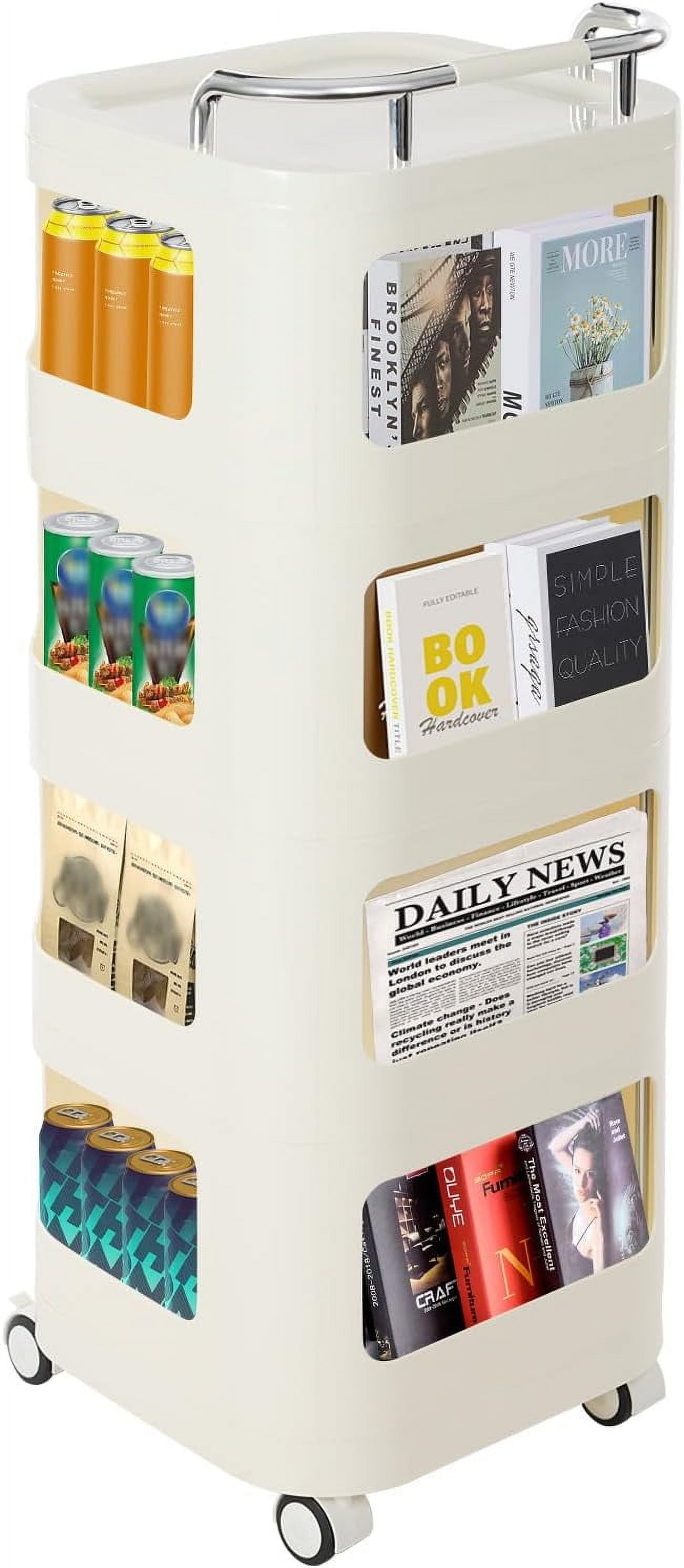 Multipurpose Utility Storage Cart, Industrial Storage with Wheels and ...