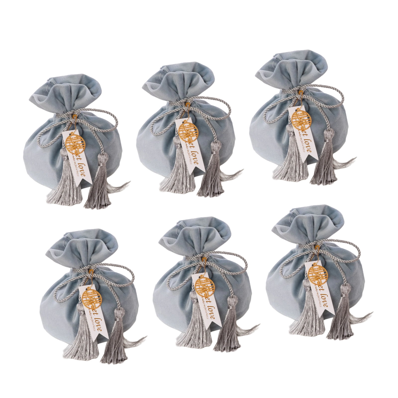 Multipurpose Velvety Drawstring Pouches For Wedding Candies Jewelry ...