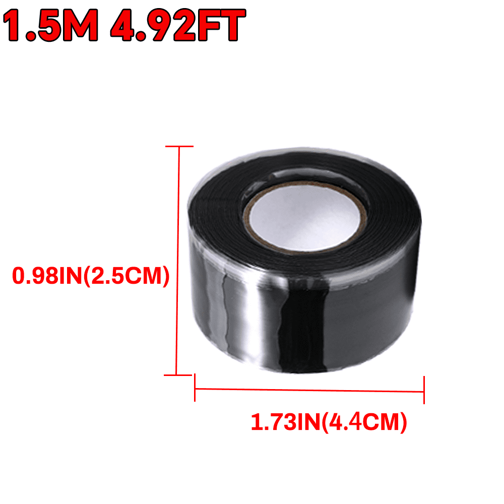 Multipurpose Waterproof Self Fusing Silicone Tape, for Pipe/Hose/Roof ...