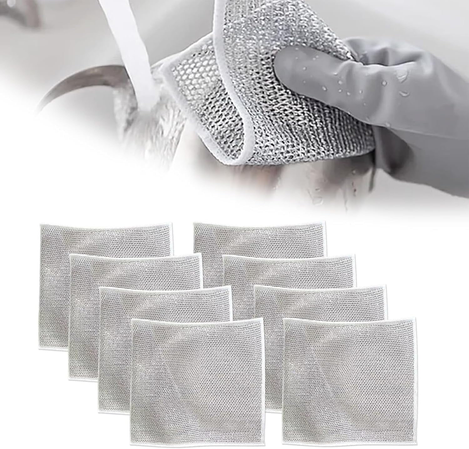 Multipurpose Wire Dishwashing Rags, 2024 New Multipurpose Wire ...