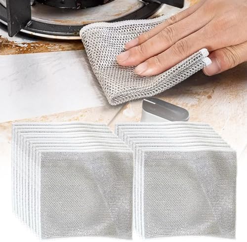 Multipurpose Wire Dishwashing Rags for Wet and Dry, 2023 ...