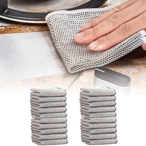 Multipurpose Wire Dishwashing Rags for Wet and Dry, 2024 New ...